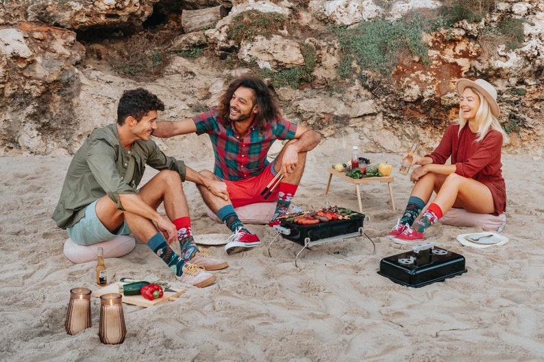 Barbecue Socks BBQ Socks Grill Socks Roast Socks - Etsy