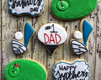 Golf sugar cookies | Etsy