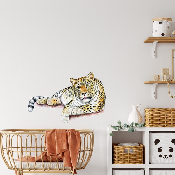 Leopard Wall Decal - Etsy