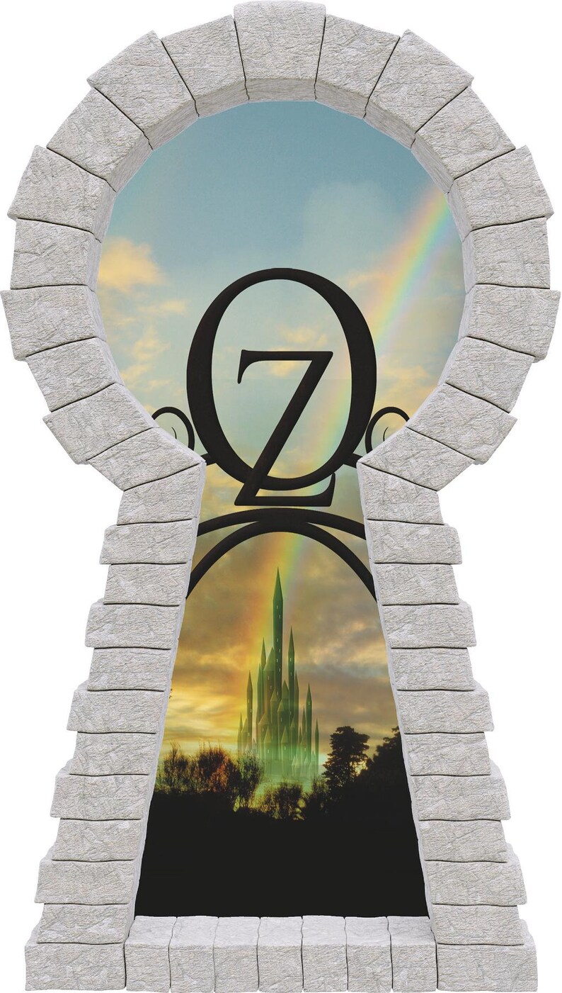 3D Stone Keyhole Wall Decal Land of OZ Castle Brick Window - Etsy