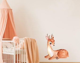 Fawn Wall Decal - Etsy