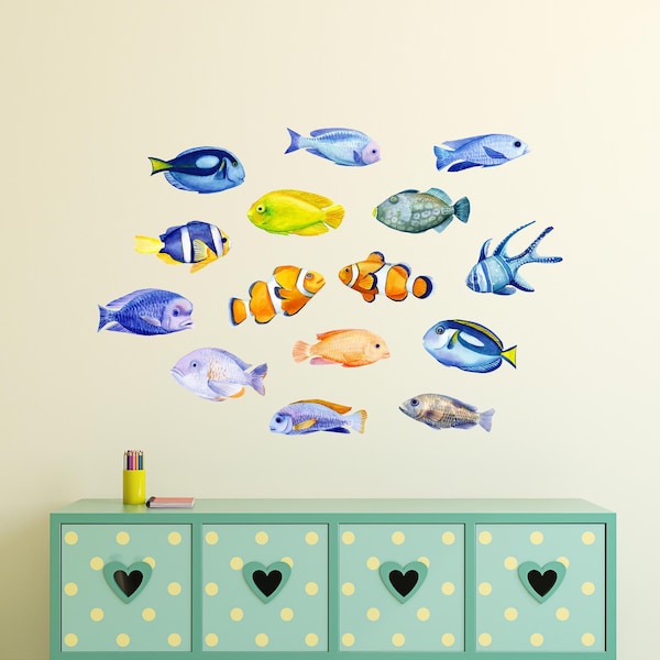 Fish Wall Decal - Etsy