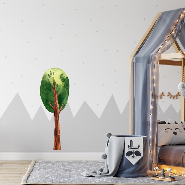 Oak Tree Wall Decal - Etsy