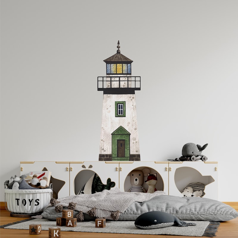 Lighthouse Decal - Etsy