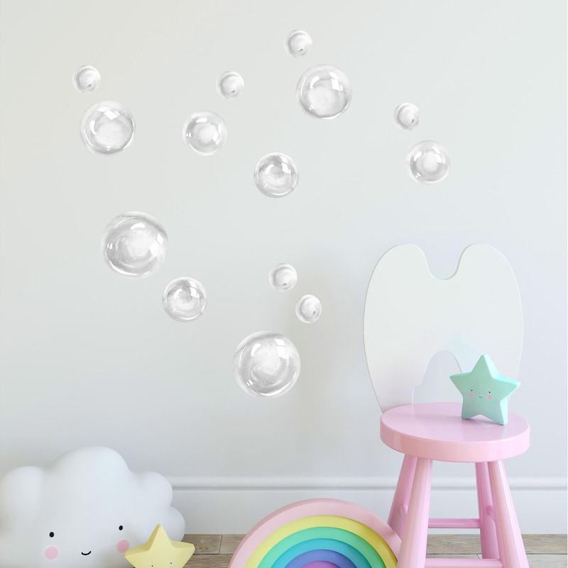 Bubbles Decal - Etsy