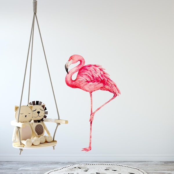 Flamingo Wall Decal - Etsy