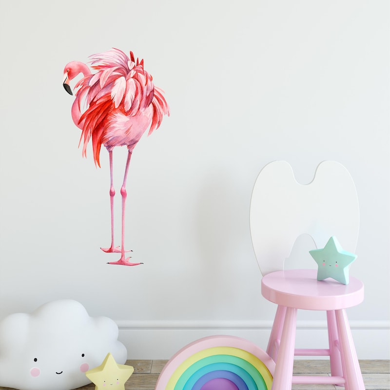 Flamingo Wall Decals - Etsy