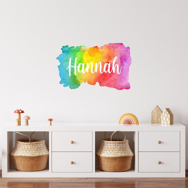 Rainbow Wall Decal - Etsy