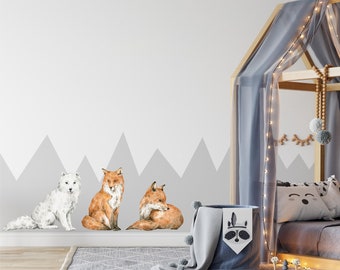 Fox Wall Decal - Etsy