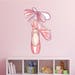 Pink Ballet Slippers Wall Decal Sticker Ballerina Dance Shoes - Etsy