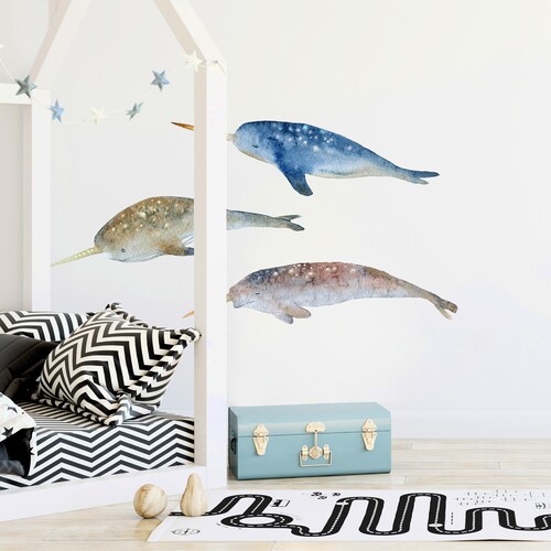 Narwhal Happy Birthday Banner Narwhal Birthday Banner | Etsy