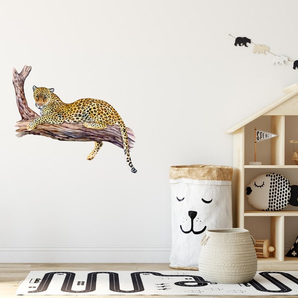 Leopard Wall Decal - Etsy