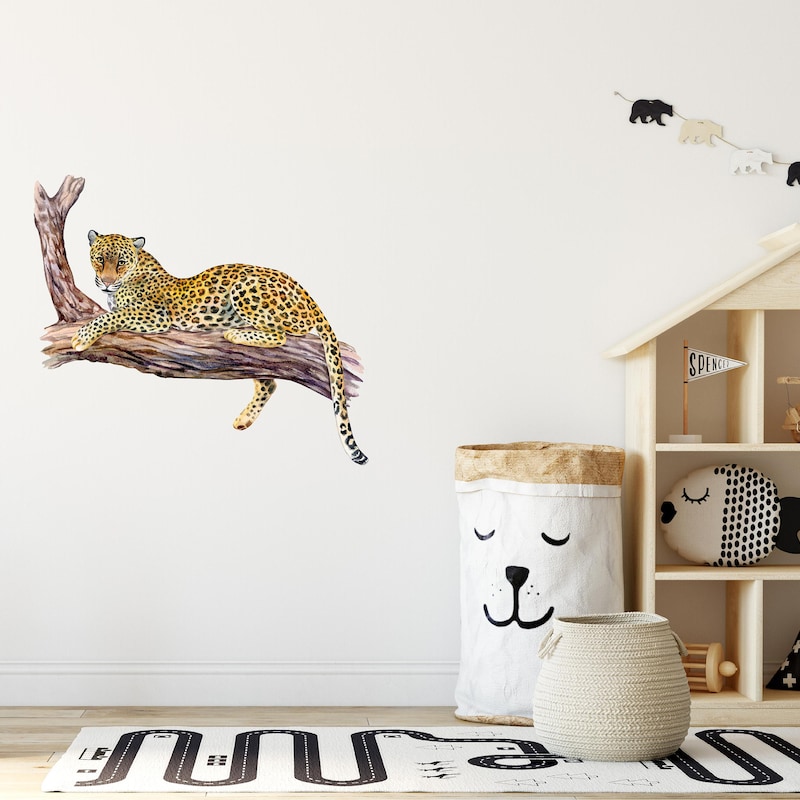 Leopard Wall Decal - Etsy