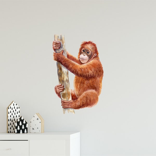 Monkey Wall Decals - Etsy
