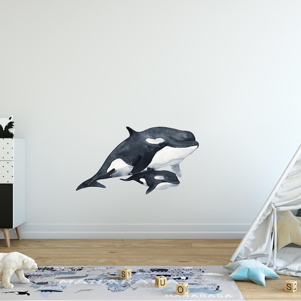 Orca Decal - Etsy