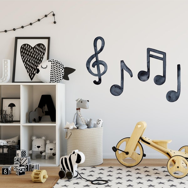 Music Notes Decal - Etsy
