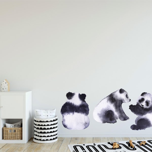 Panda Wall Decal - Etsy