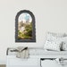 Rounded Stone Castle Window Wall Decal Fairytale Castle Waterfall ...
