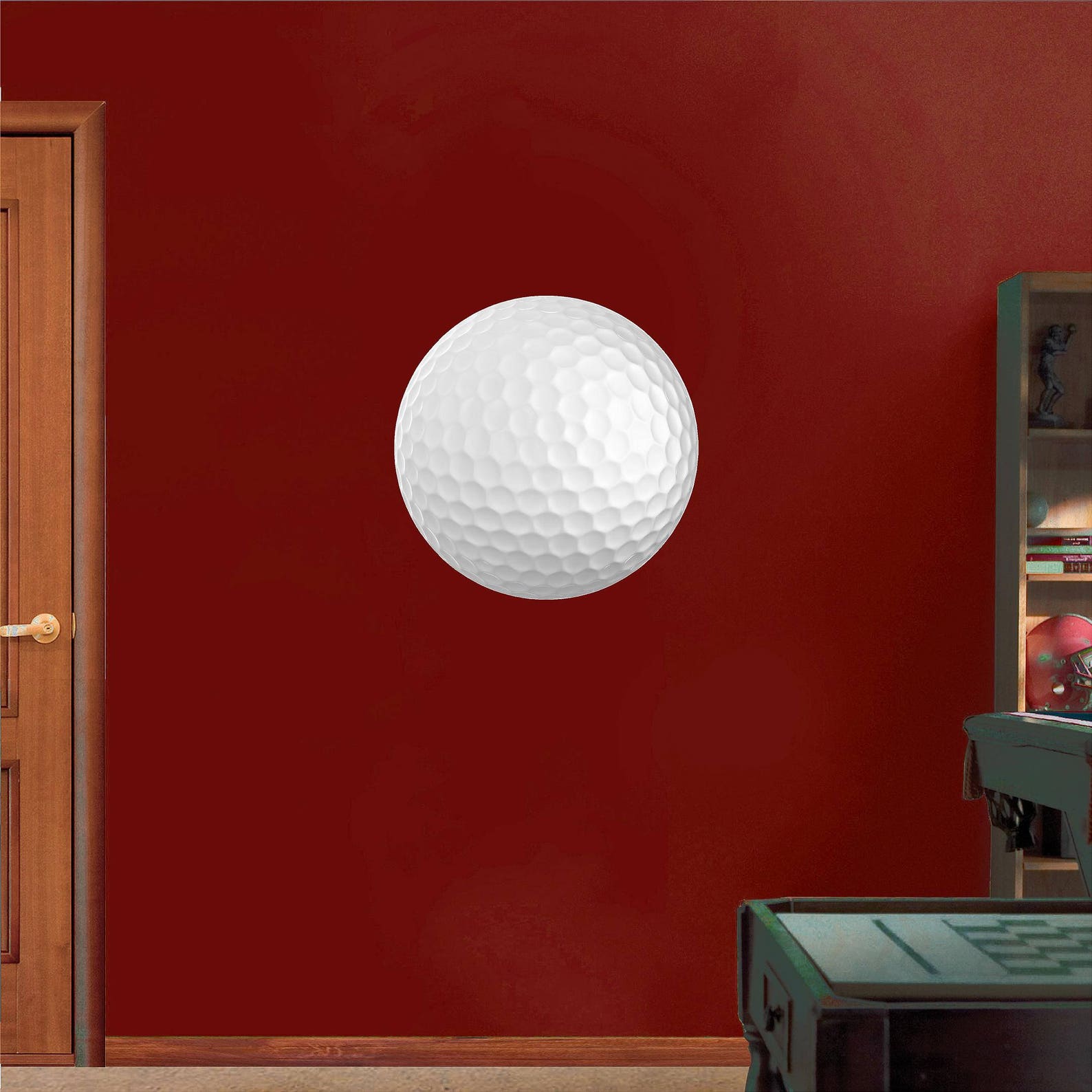 Golf Ball Wall Decal Golf Wall Art Golfer Stickers Golf | Etsy