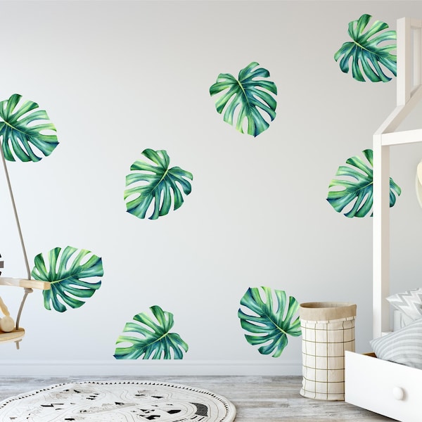 Leaf Wall Decal Etsy