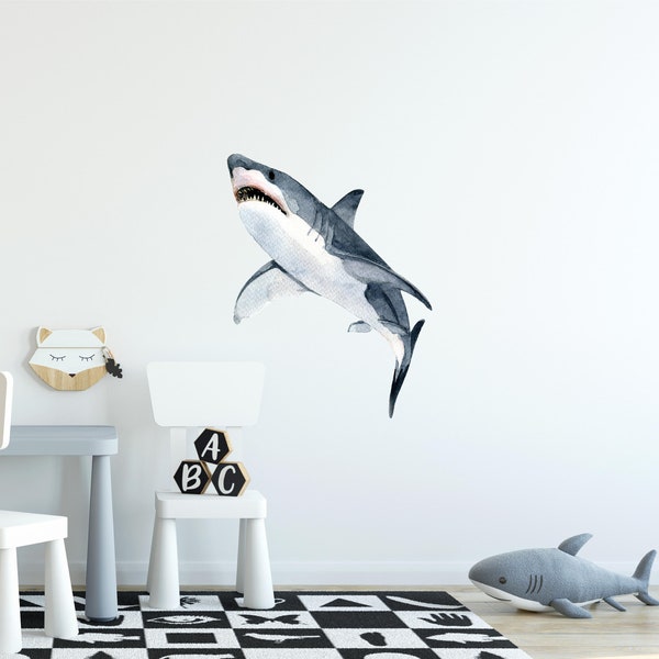 Shark Wall Decals - Etsy