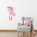 Pink Ballet Slippers Wall Decal Sticker Ballerina Dance Shoes - Etsy