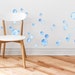 Watercolor Baby Blue Bubbles Wall Decal Set • Bubble Wall Sticker ...