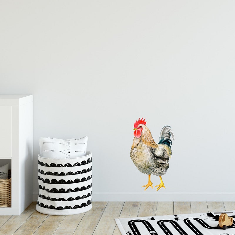 Rooster Decals - Etsy