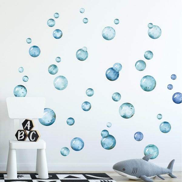 Ocean Bubble Wall Stickers - Etsy
