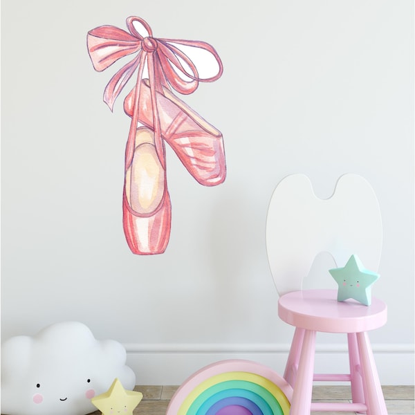 Ballet Shoes Wall Decal - Etsy