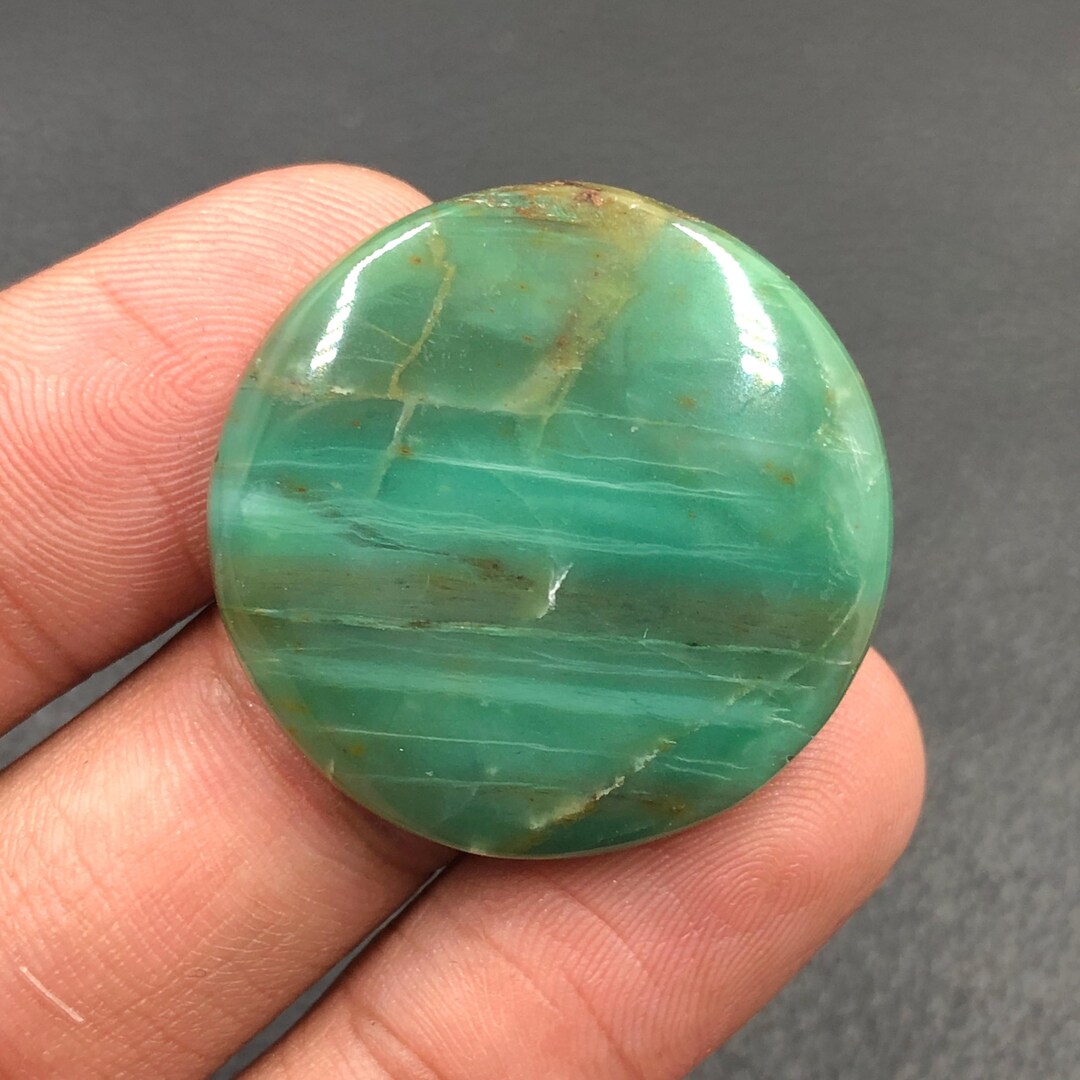 Gary Green Jasper Cabochon...larsonite Jasper Cabochon...round Cabochon ...