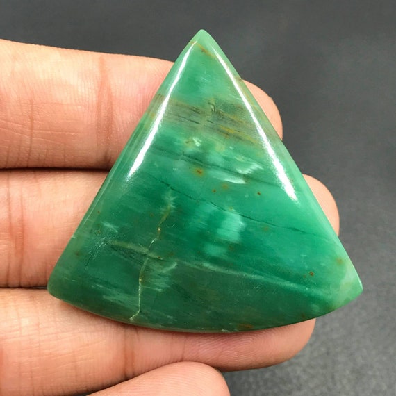 Gary Green Jasper Cabochon... Larsonite Freefrom - Etsy