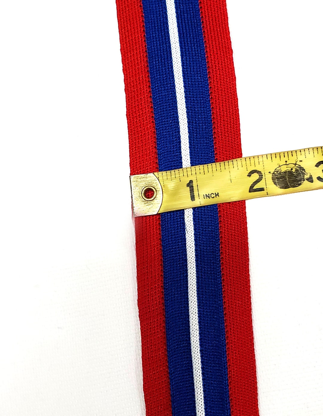 Trim Stripe Red, Royal Blue, White Pinstripe 5 Uneven Stripes Cheer ...