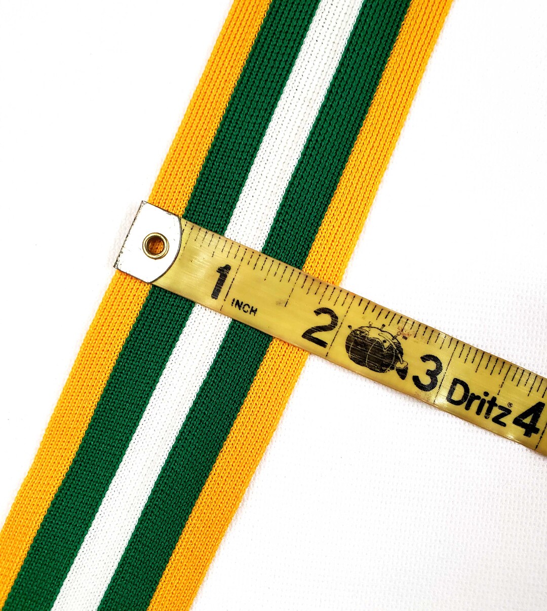 Trim Stripe Light Gold,choice Of...dark Green or Kelly Green, White ...