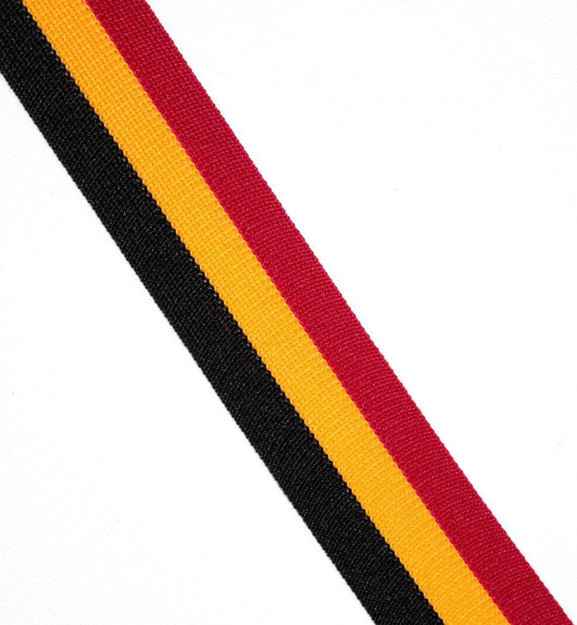 Franja de recorte rojo escarlata oro negro tres rayas | Etsy
