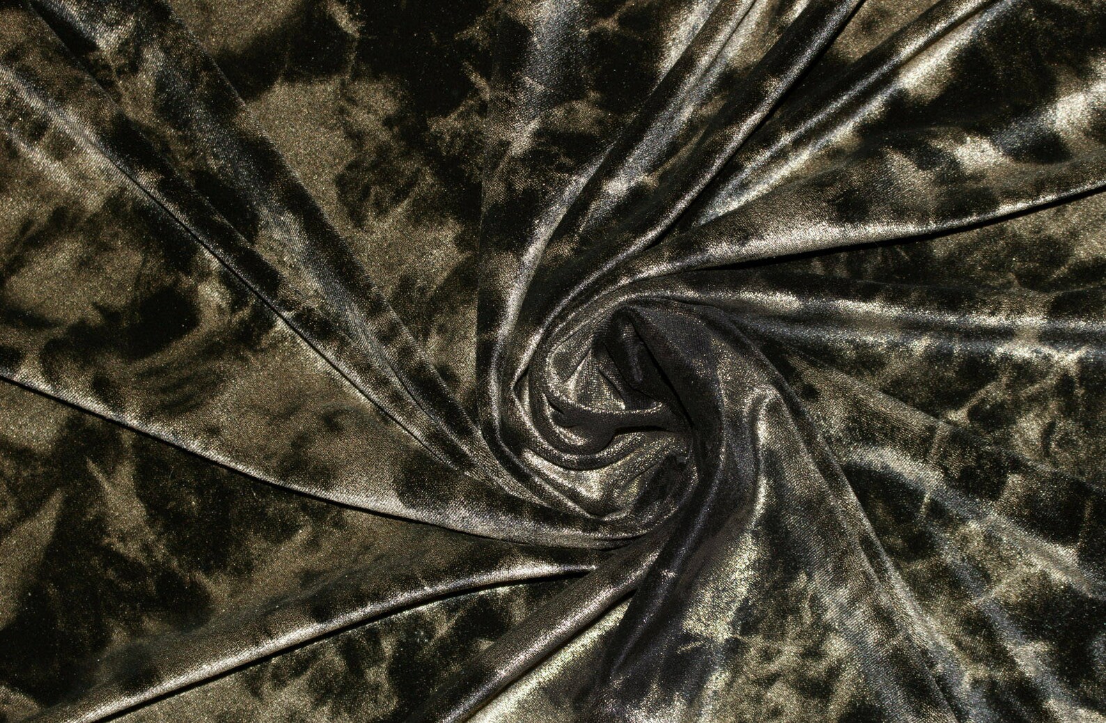 Fabric Velvet Lycra Spandex Tye Dye Brown Gold Black , Ballet, Apparel ...