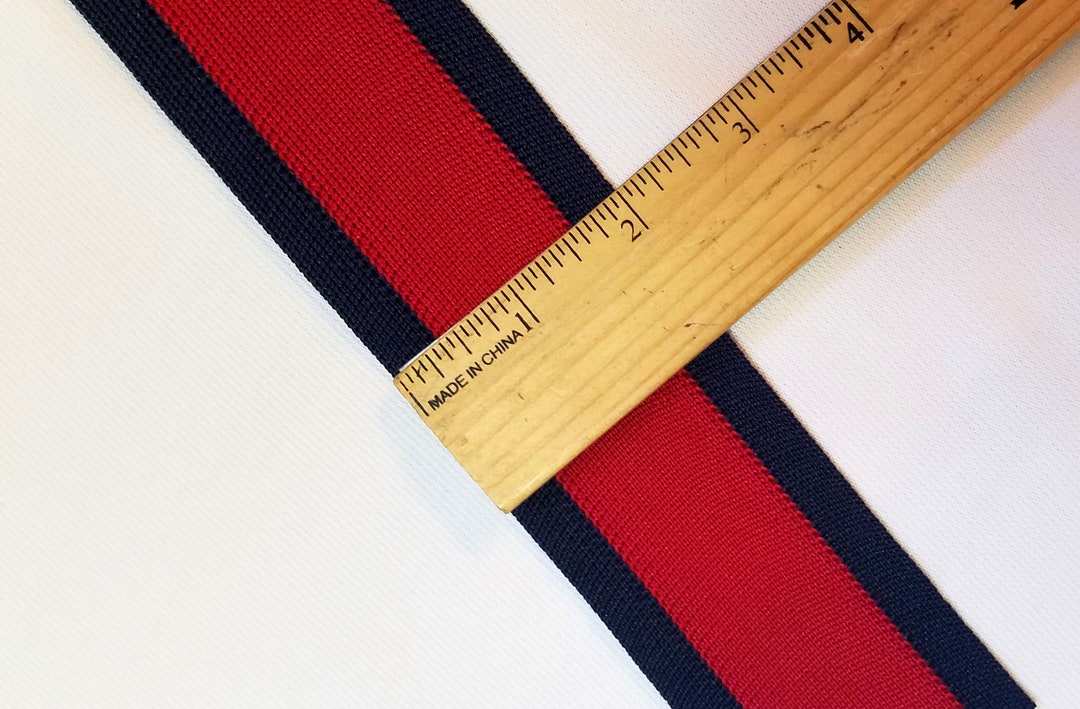 Trim Stripe Navy Red Stripes Cheer Leading Athletic Team Colors 2 ...