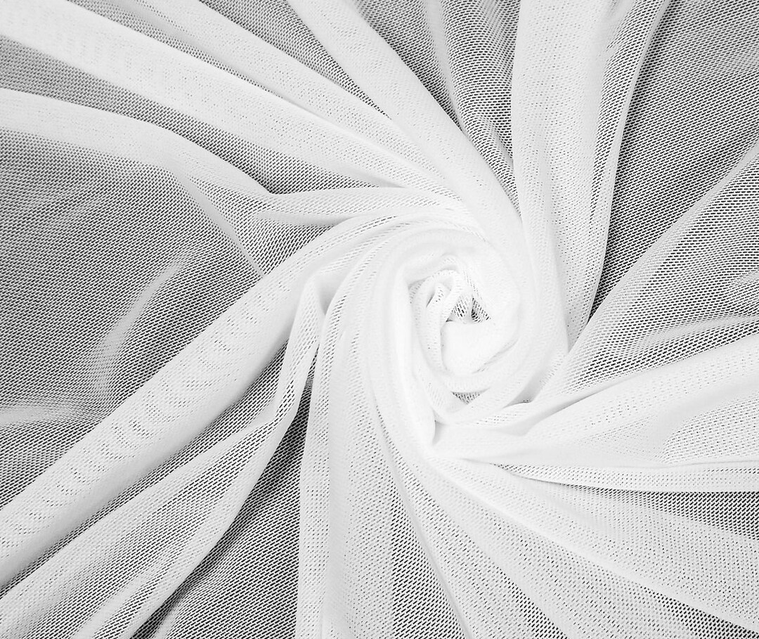 Fabric Spandex Power Mesh White Power Mesh 56 Inches Wide Sold by the 1 ...