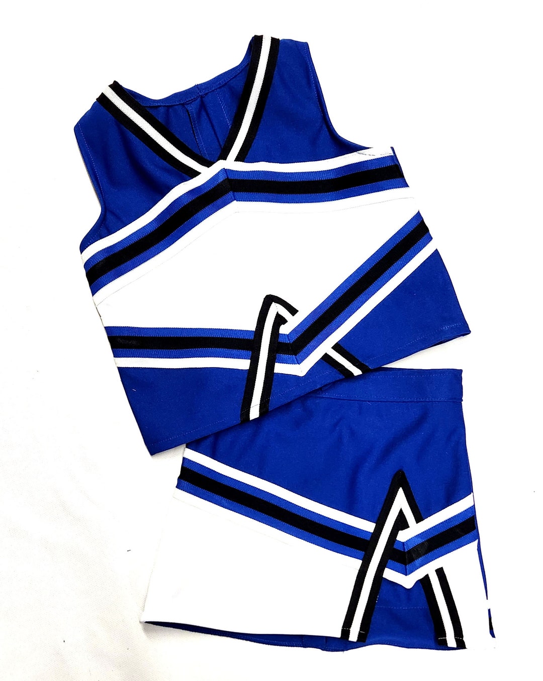 Cheerleader Outfit Child Size 2 Royal Blue White and Accents of Black ...