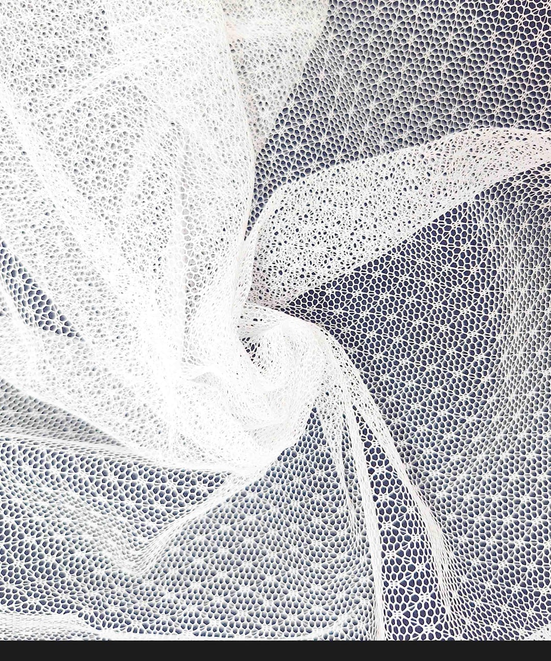 Fabric Mesh Dots White Dotted Swiss Polyester Mesh 45 "wide 1/4 Inch ...