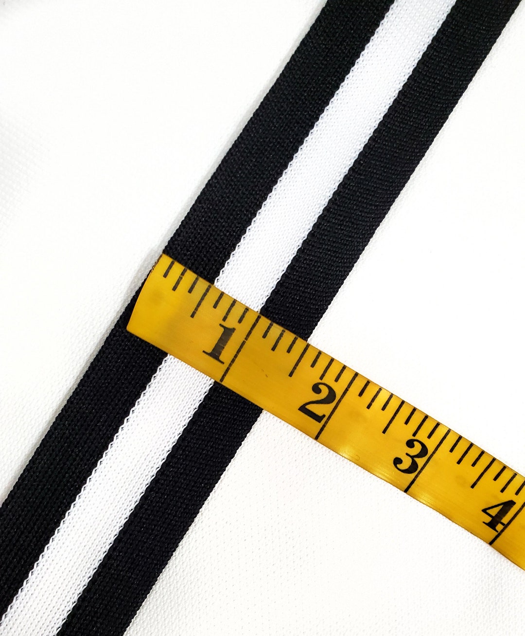 Trim Cheerleader Athletic Costume Stripe 1.5 Inch Black White Black ...