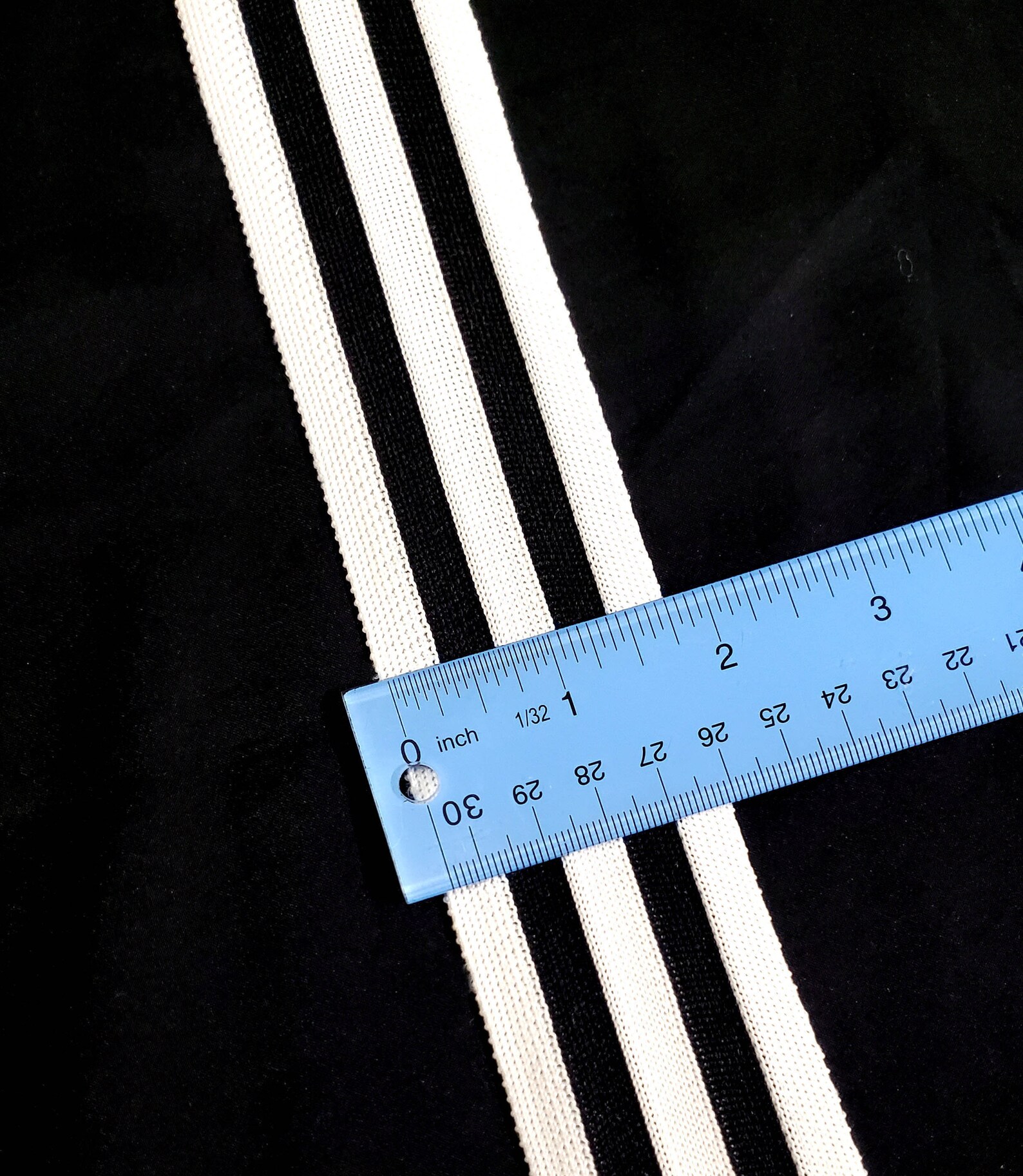 Trim Stripe White Black White Black White Cheer Leading Athletic Team ...