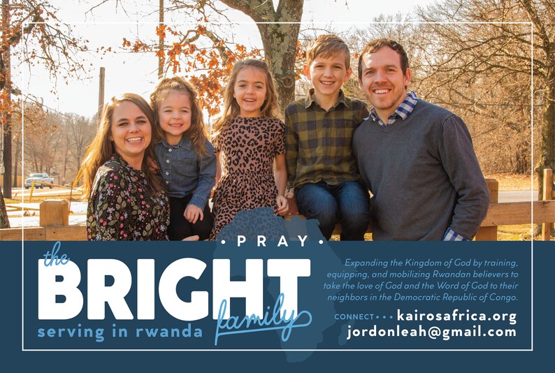 Large Photo Missionary Postcard Magnet Missions Announcement - Etsy