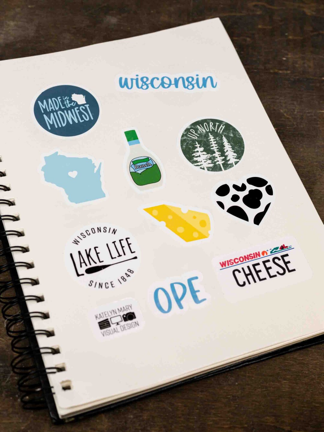 Wisconsin Theme 1 Vinyl Sticker Pack - Etsy