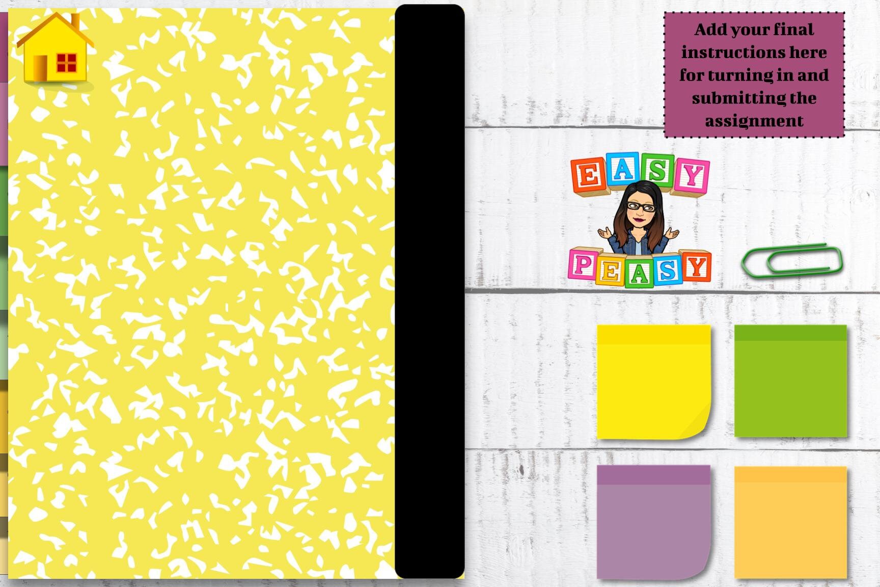 Digital Notebook Template| Digital Teacher Planner| Digital Journal ...