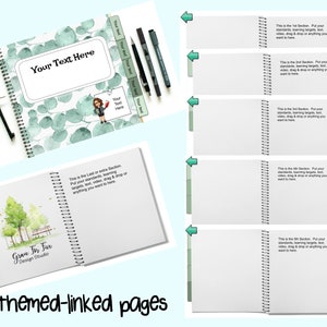 Eucalyptus Themed Digital Interactive Notebook Template | Teacher ...