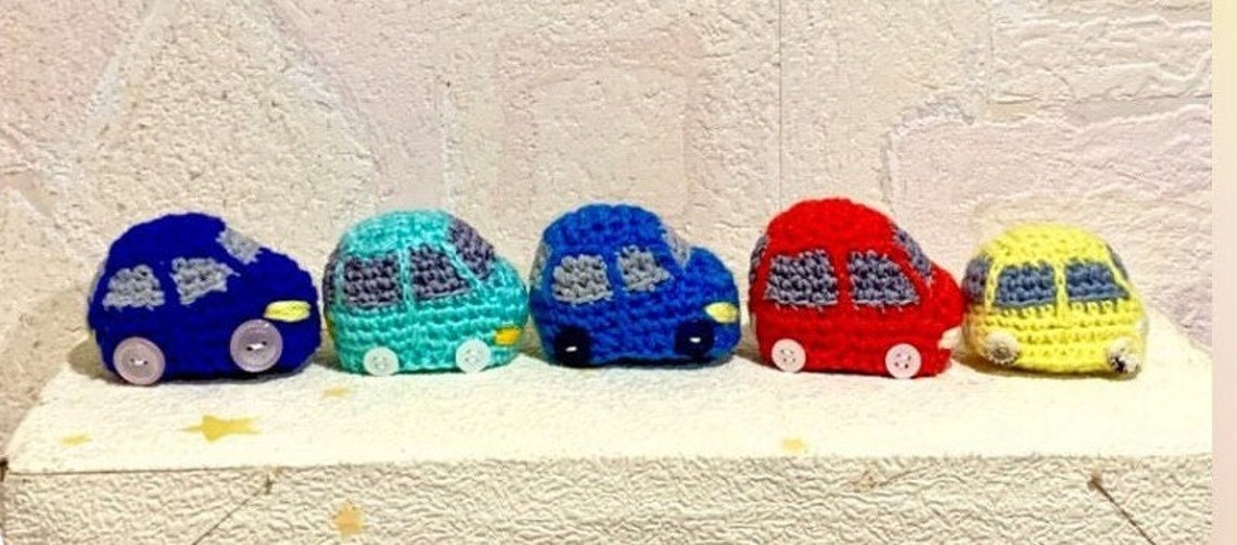 Mini Car Amigurumi Crochet Pattern Toy Tutorial for a Little Gift PDF ...
