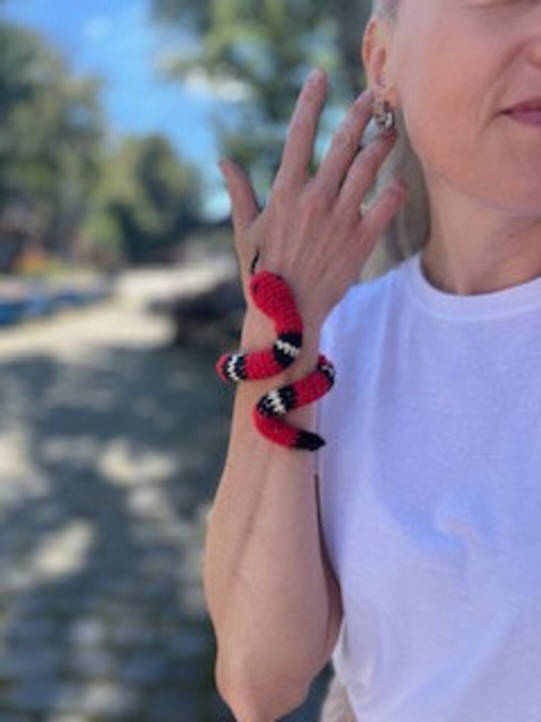 Crochet PATTERN Coral Snake Crochet Bracelet Snake Amigurumi - Etsy