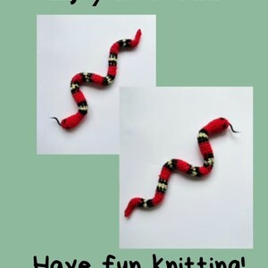 Crochet PATTERN Coral Snake | Crochet Bracelet Snake Amigurumi Pdf in ...