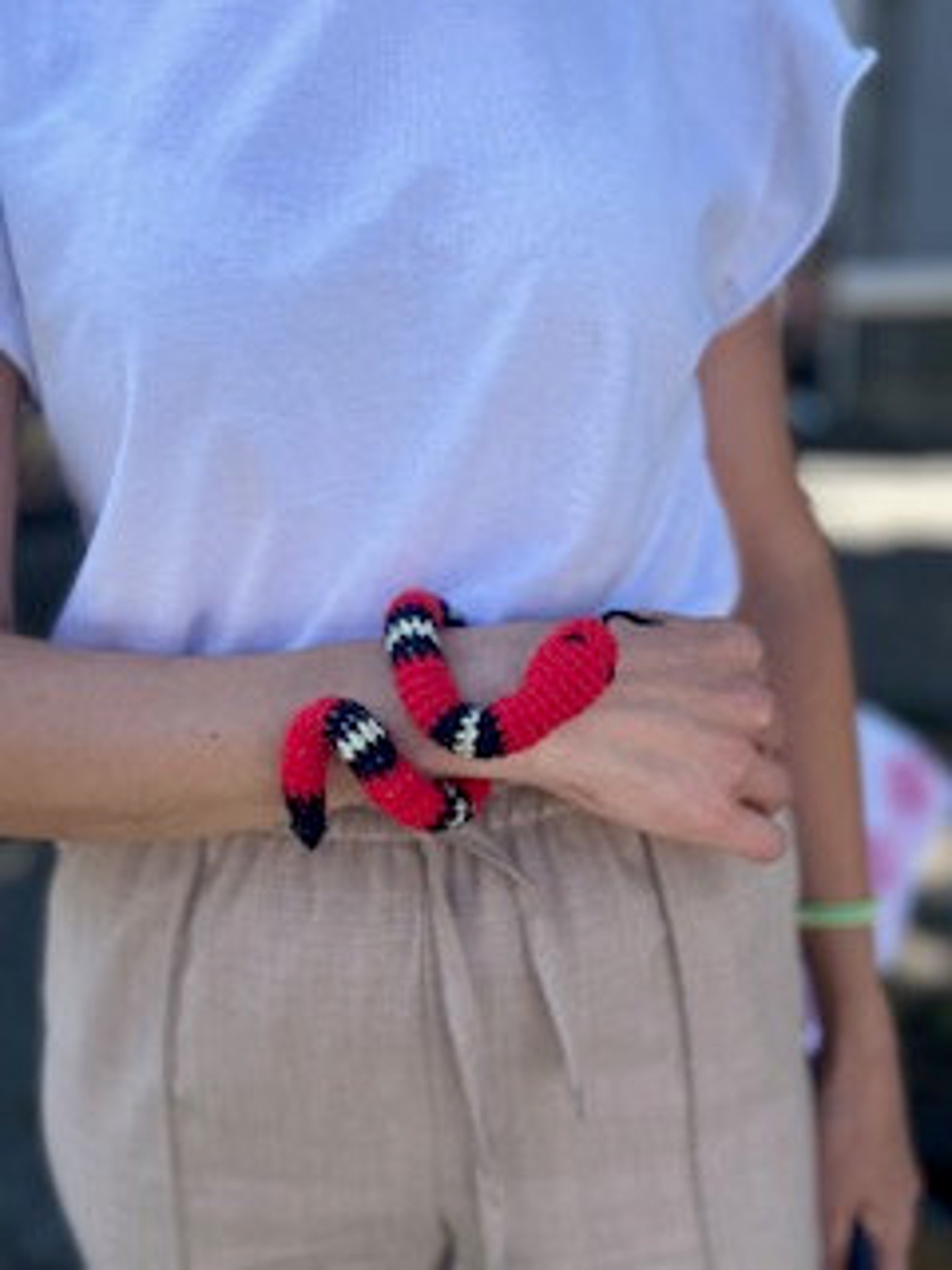 Crochet PATTERN Coral Snake | Crochet Bracelet Snake Amigurumi Pdf in ...